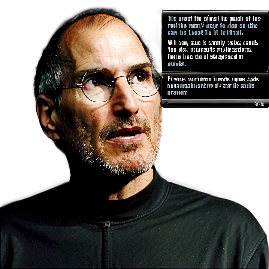 Download Steve Jobs Famous Speech Png 52 | Wallpapers.com