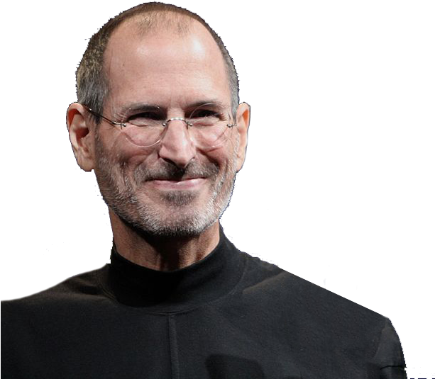 Download Steve Jobs Smiling Portrait | Wallpapers.com