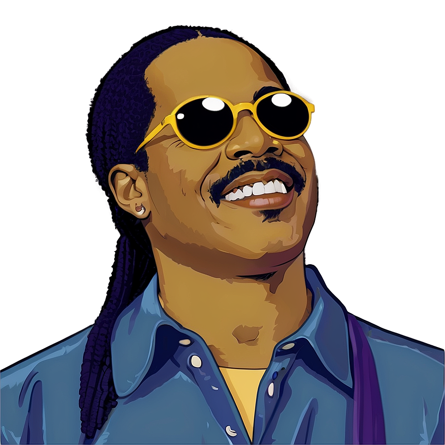 Download Stevie Wonder Portrait Png 87 | Wallpapers.com