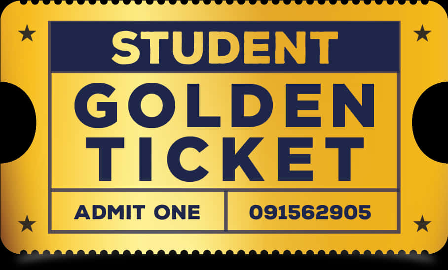 Download Student Golden Ticket Admission Pass | Wallpapers.com