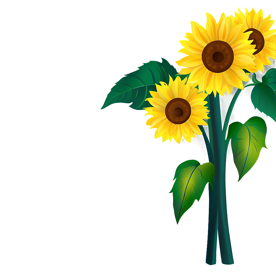 Download Sunflower Clipart For Kids Png 06262024 | Wallpapers.com