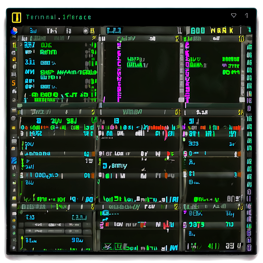 Download Terminal Interface Screenshot Png 63 | Wallpapers.com