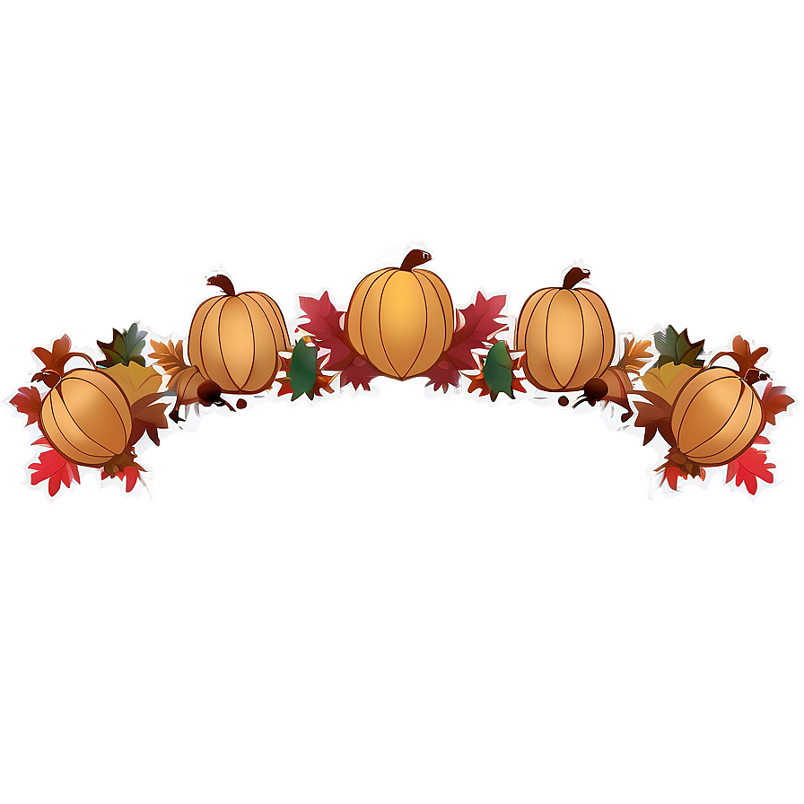Download Thanksgiving Border Clipart Png Qtn97 | Wallpapers.com