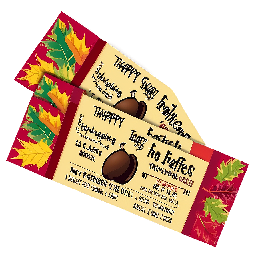 Download Thanksgiving Raffle Ticket Png Kwb | Wallpapers.com