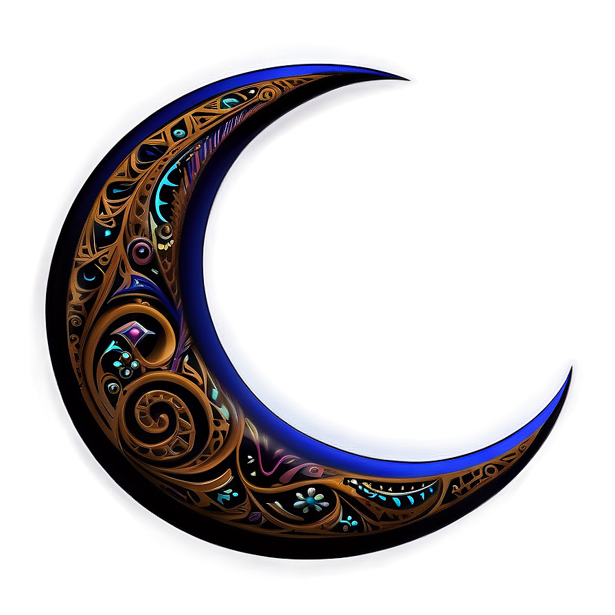 Download Tribal Crescent Moon Png Gnf93 | Wallpapers.com