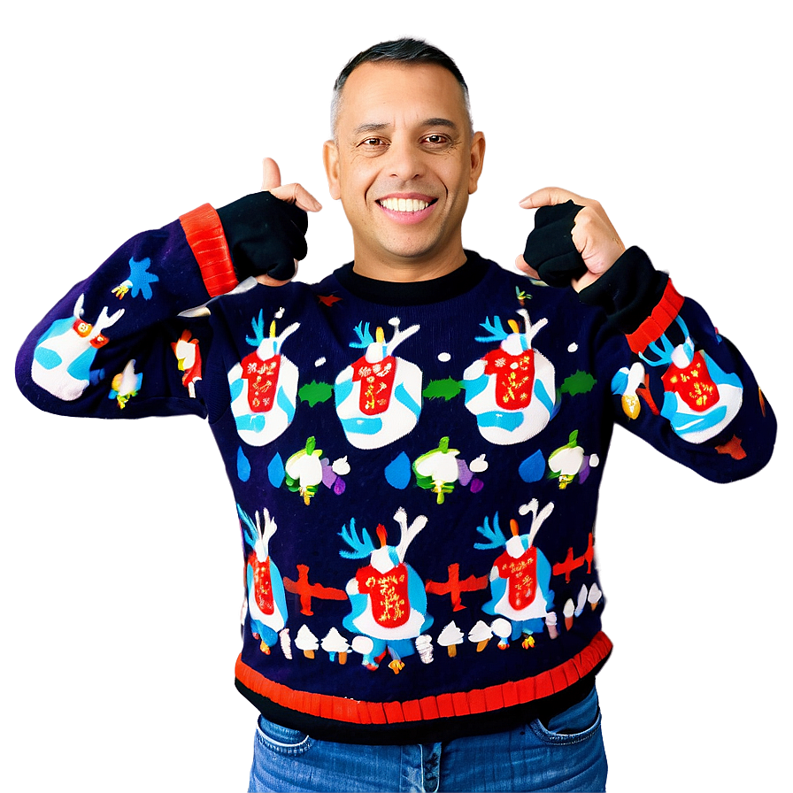 Download Ugly Christmas Sweater Contest Winner Png 44 | Wallpapers.com