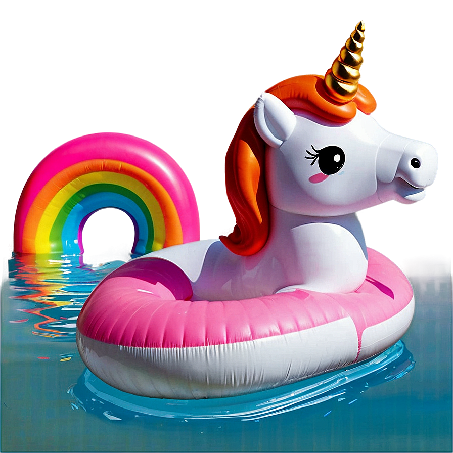 Download Unicorn Pool Float Png 06132024 | Wallpapers.com