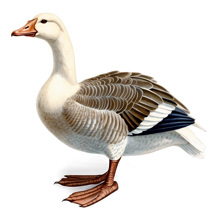 Download Vintage Goose Illustration Png 06112024 | Wallpapers.com