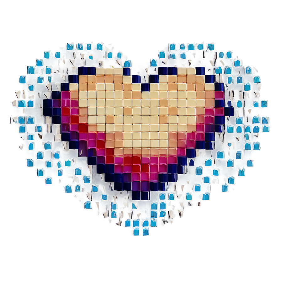 Download Vintage Pixel Heart Png 37 | Wallpapers.com