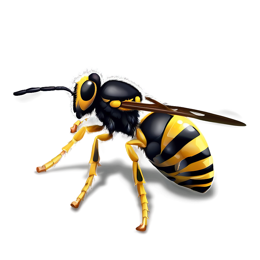 Download Wasp Illustration Png 97 | Wallpapers.com