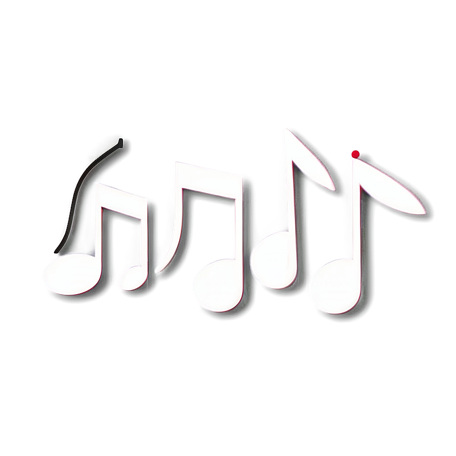 Download White Music Notes Illustration Png Cax | Wallpapers.com