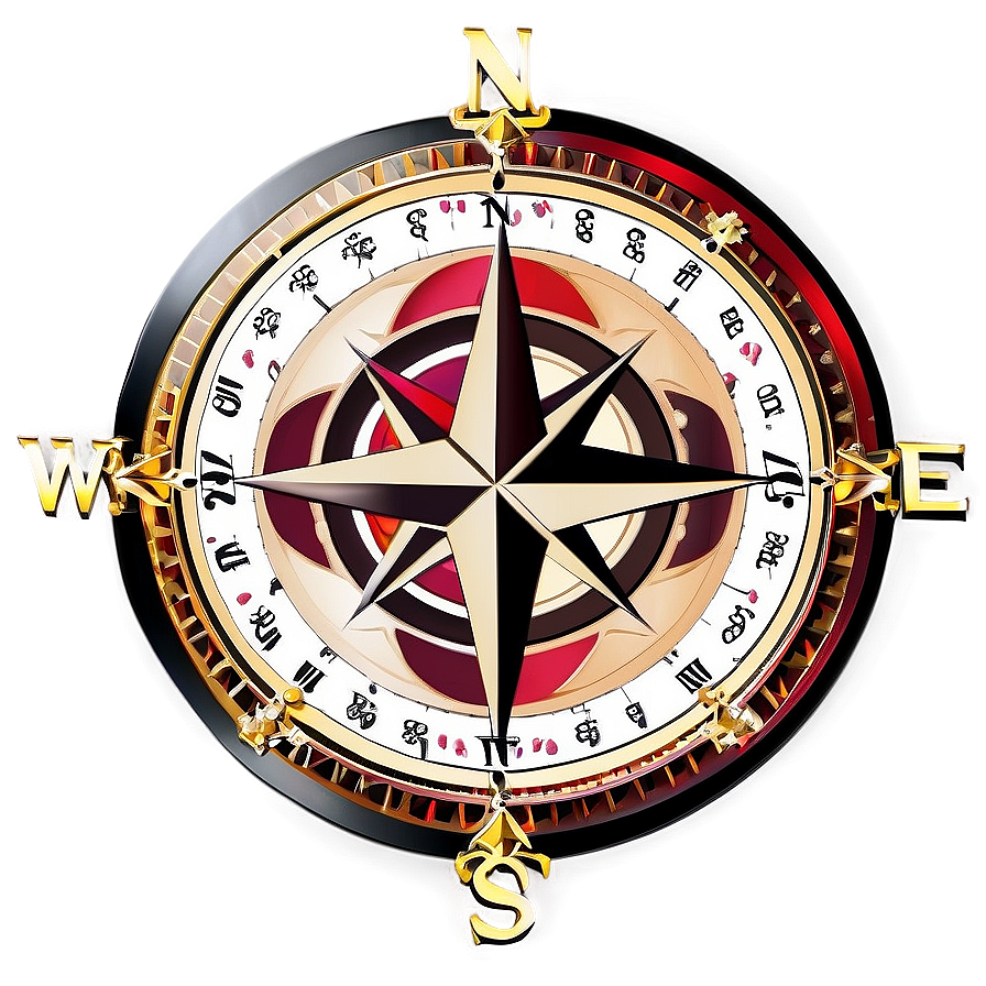 Download Wind Rose Compass Png 12 | Wallpapers.com