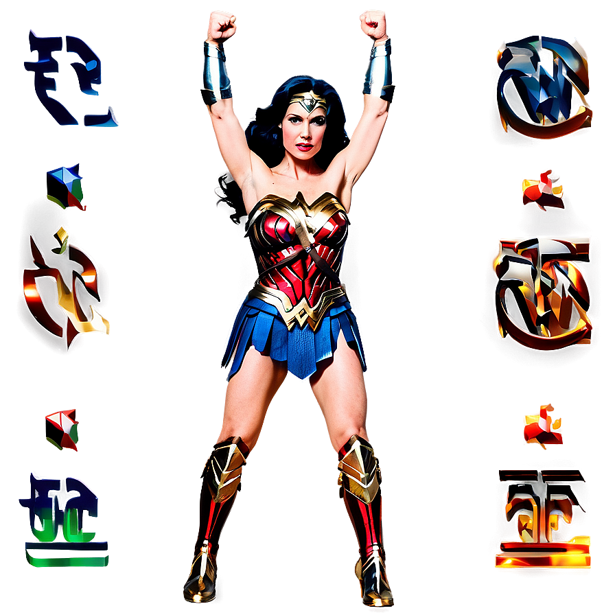 Download Wonder Woman Powerful Pose Png 05212024 | Wallpapers.com