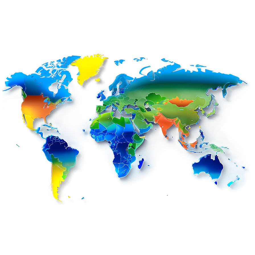 Download World Map Vector With Oceans Png Krb | Wallpapers.com