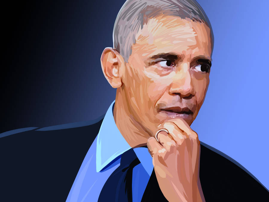 Download Barack Obama Graphic Illustration Wallpaper | Wallpapers.com