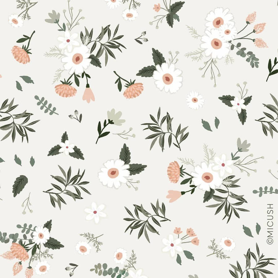 Download Cute Spring Bloom Pattern Wallpaper | Wallpapers.com