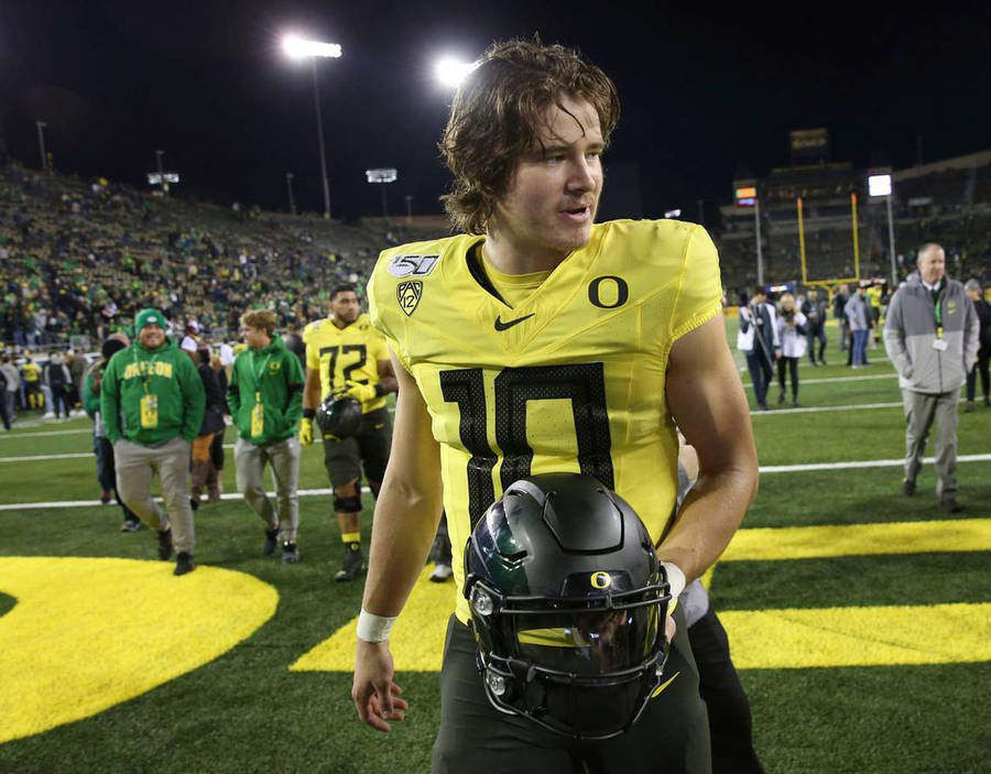 Download Justin Herbert Of Nfl Wallpaper | Wallpapers.com