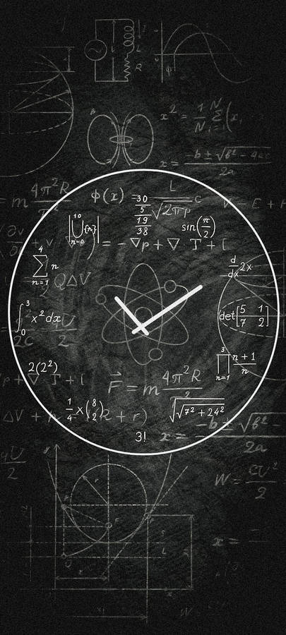Download Math Time Clock Wallpaper | Wallpapers.com