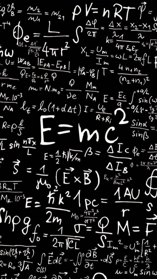 Download Physics Equations Scribble Wallpaper | Wallpapers.com