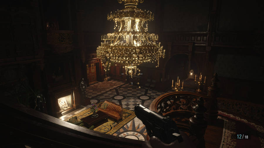 Download Resident Evil 8: Village Castle Chandelier Wallpaper ...