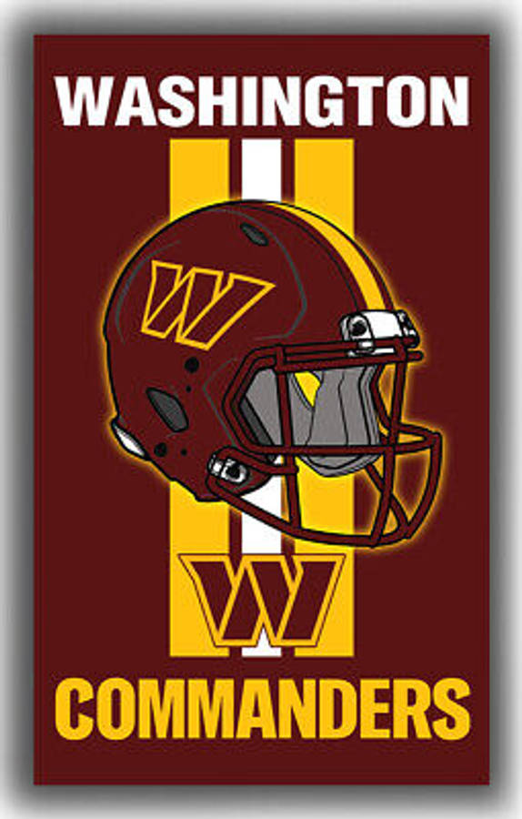Download Washington Commanders Football Helmet Wallpaper | Wallpapers.com