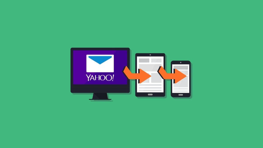 Download Yahoo Mail Green Background Wallpaper | Wallpapers.com
